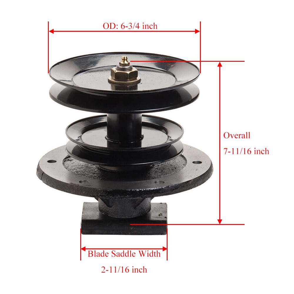 Max Motosports Spindle Assembly for Toro 62 inch Deck Z252l Z253 Z255 Z Master 105-1688