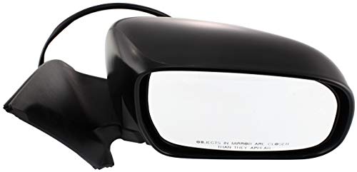 Kool Vue Mirror Set of 2 Compatible with 2005-2011 Toyota Tacoma Driver and Passenger Side Manual Folding, Textured Black, Power Glass