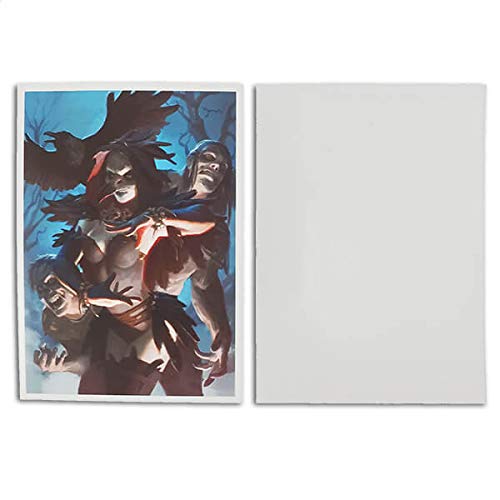 Morgan, Raven Necromancer - 100 Matte Card Sleeves (FN2S)