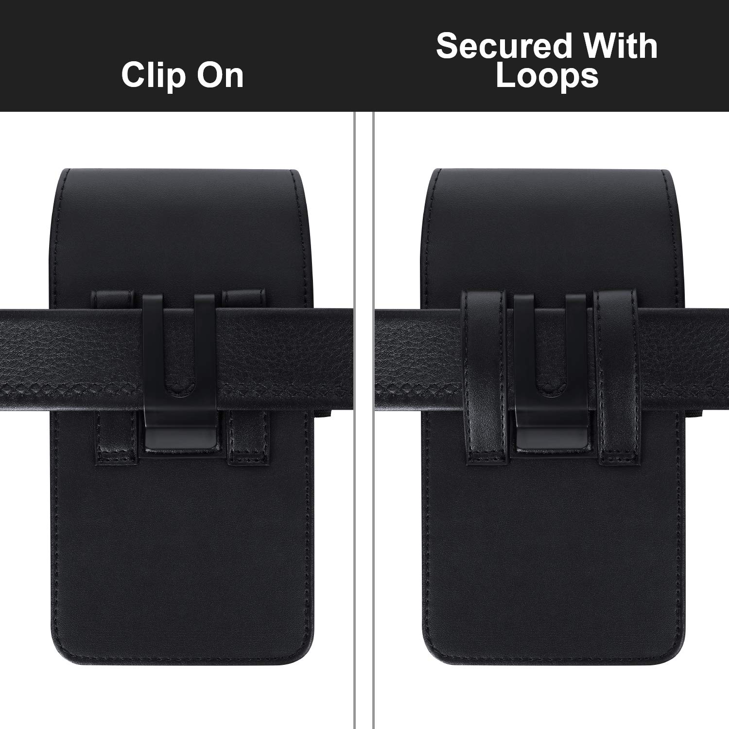 Mopaclle Phone Holster for iPhone 15 Pro Max 15 Plus 14 Pro Max 13 Pro Max 12 Pro Max 8 Plus 7 Plus 9 Plus Nylon Cell Phone Belt Holder Case Belt Clip