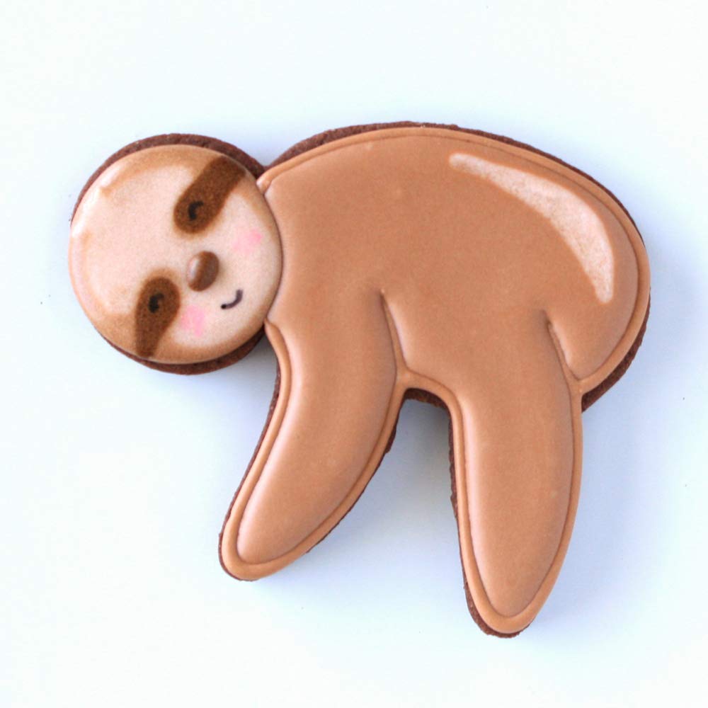 Sloth Cookie Cutter, 3.75" Made in USA by Ann Clark