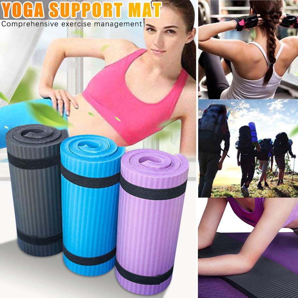 Mini Yoga Mat Premium Quality Abdominal and Elbow Knee Pad - Extra Cushion That Complements Your Full-Size Yoga Mat for Pilates & Floor Workouts