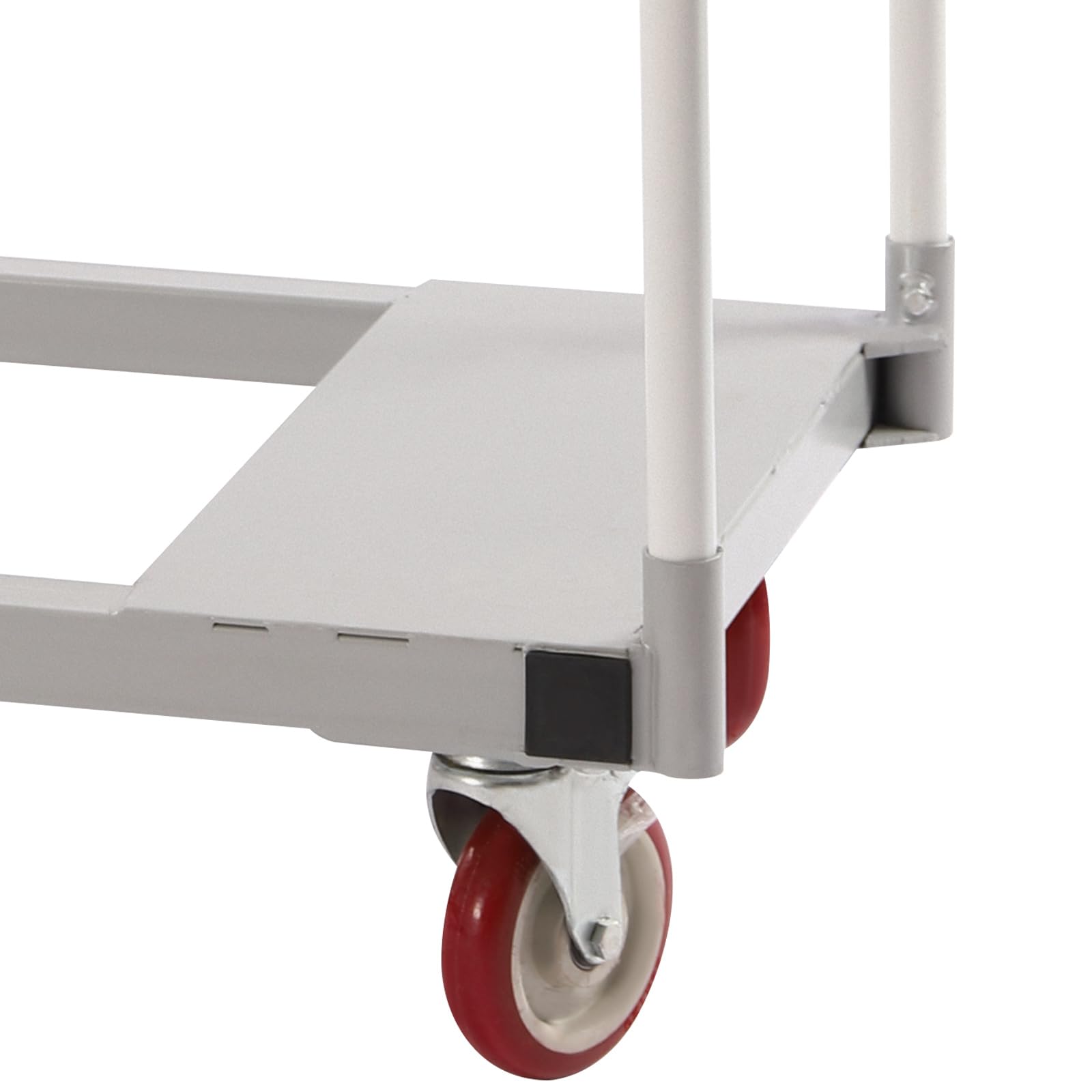 Silencear Steel Frame Panel Truck Cart, Platform Truck Cart with Swivel Casters, Adjustable Panels Heavy Duty Drywall Dolly Cart, 1500 Lbs Load Capacity, 35" x 20" x35"