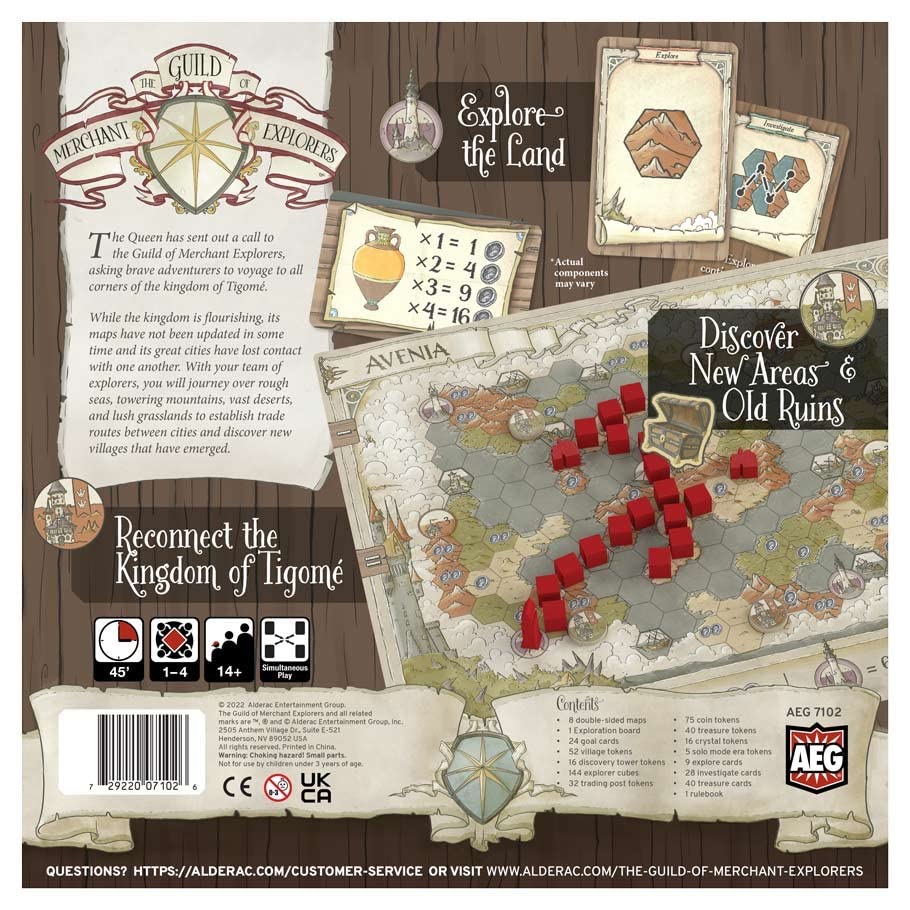 The Guild of Merchant Explorers Board Game Expansion Bundle with Drawstring Bag