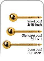 LONG POST Ear Piercing Studs Earrings Silver Mini 3mm Clear CZ System 75 Hypoallergenic stud hypoallergenic surgical steel baby earrings for women