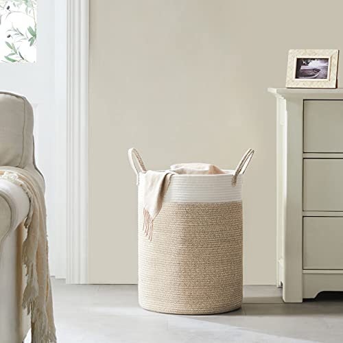 YOUDENOVA 72L Cotton Rope Laundry Hamper and 105L Large Laundry Hamper Basket
