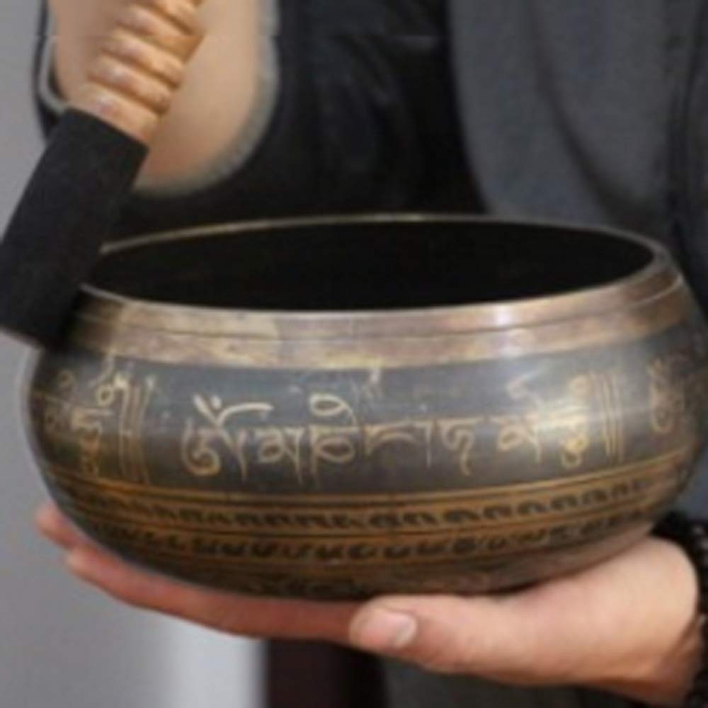 TJLSS Tibetan Bowl Singing Bowl Decoration Wall Dish Home Decoration Decoration Wall Dishes Tibetan Singing Bowl