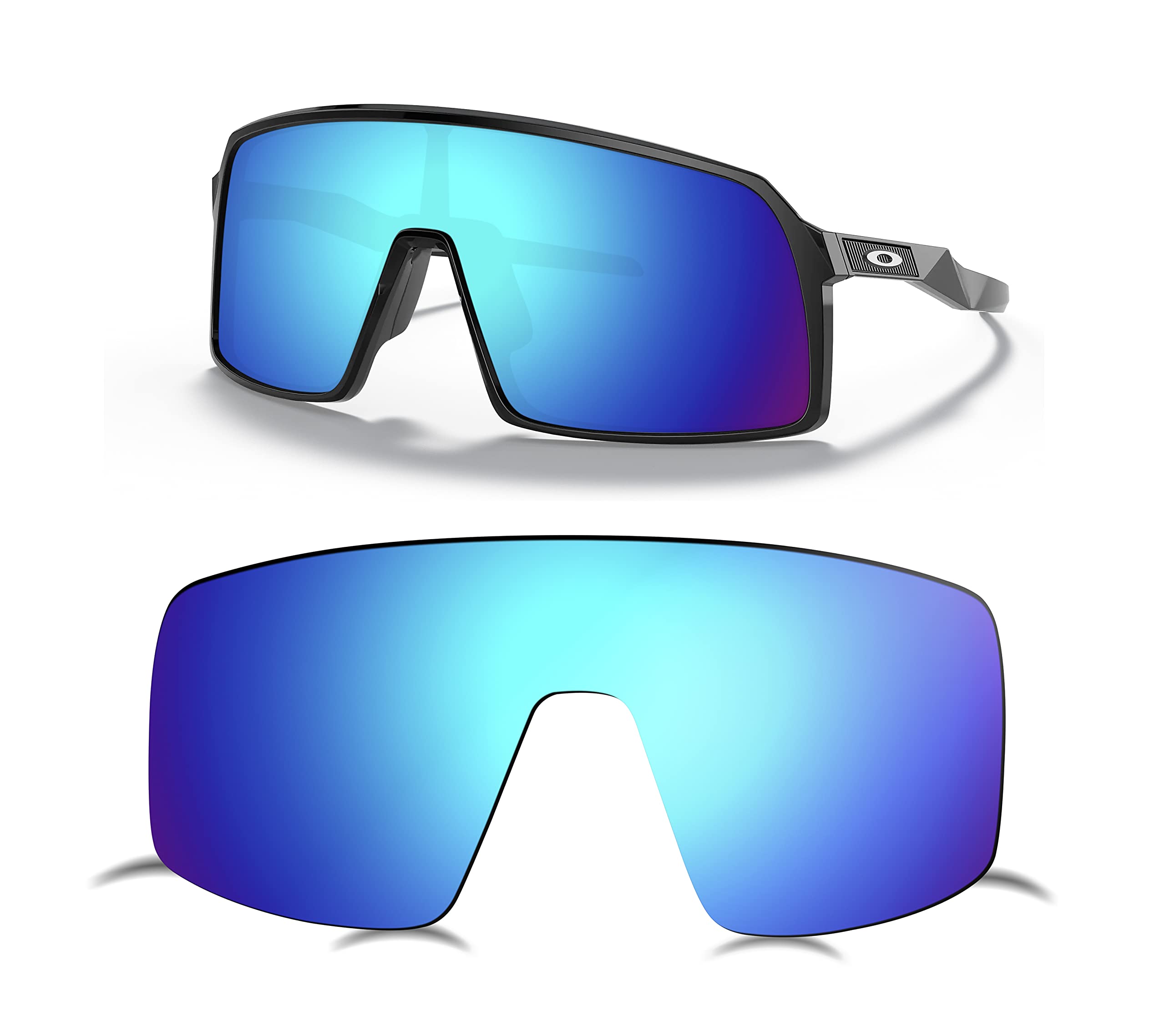 Prizo ORL Polarized Replacement Lenses for Oakley Sutro Sunglasses OO9406 - Multi Options (Orange+Blue)