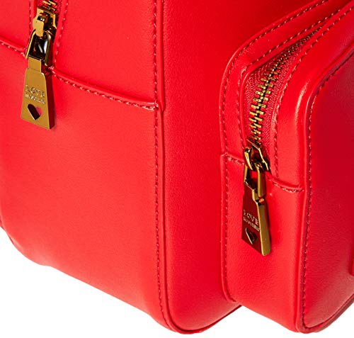 Love Moschino Women's Backpack Handbag, Red (Rosso), 9x12x23 centimeters (W x H x L)