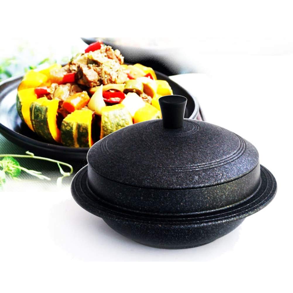 PN IH Induction Korean Traditional Iron Pot Rice Gamasot Ceramic Cauldron 7.7"(20cm) Made in Korea