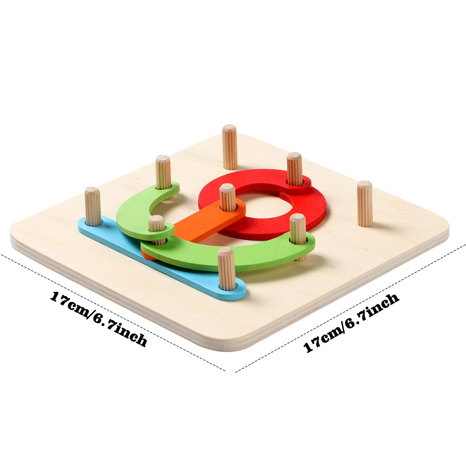 Lewo Wooden Letter Number Sorter Puzzle Preschool Activities Educational Toys for Kids