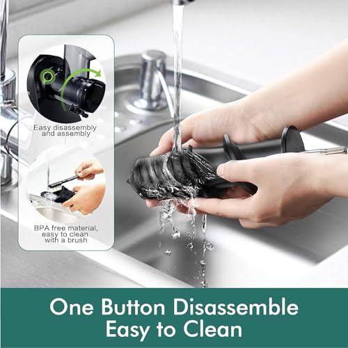 SiFENE Cold Press Juicer Machine, Wide Feed Chute, High Yield, Better Flavor, Easy to Clean Juice Extractor Maker for Whole Fruit & Vegetable, BPA-Free Celery Juicer with Quiet DC Motor