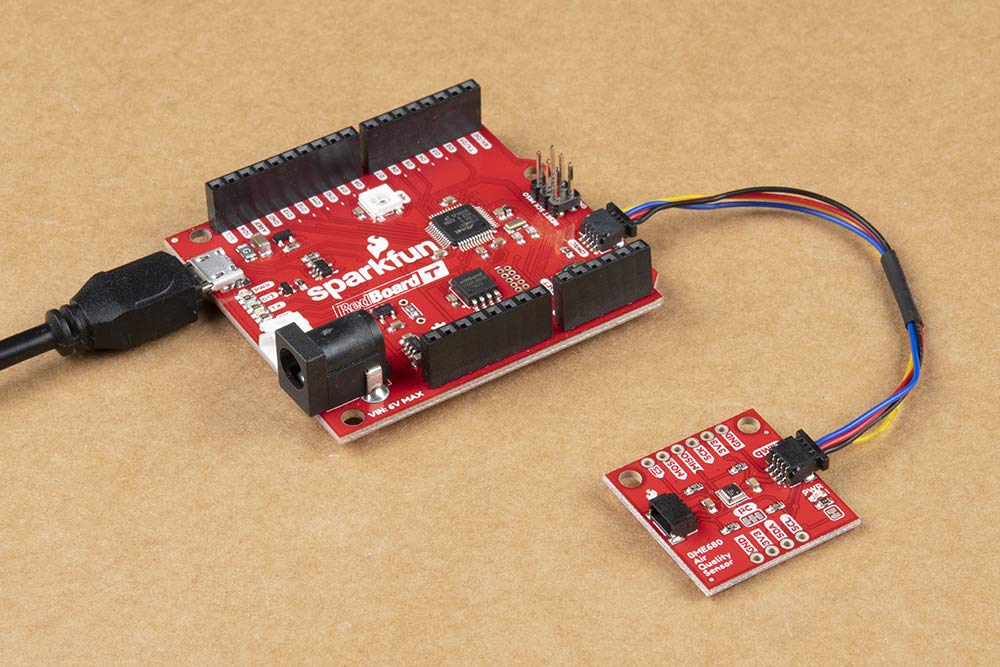 SparkFun Environmental Sensor - BME688 (Qwiic) - Gas scanning Sensor - Temperature Humidity Barometric Pressure - Scan for VOCs VSCs and Other Gasses in The Parts per Billion Range ppb
