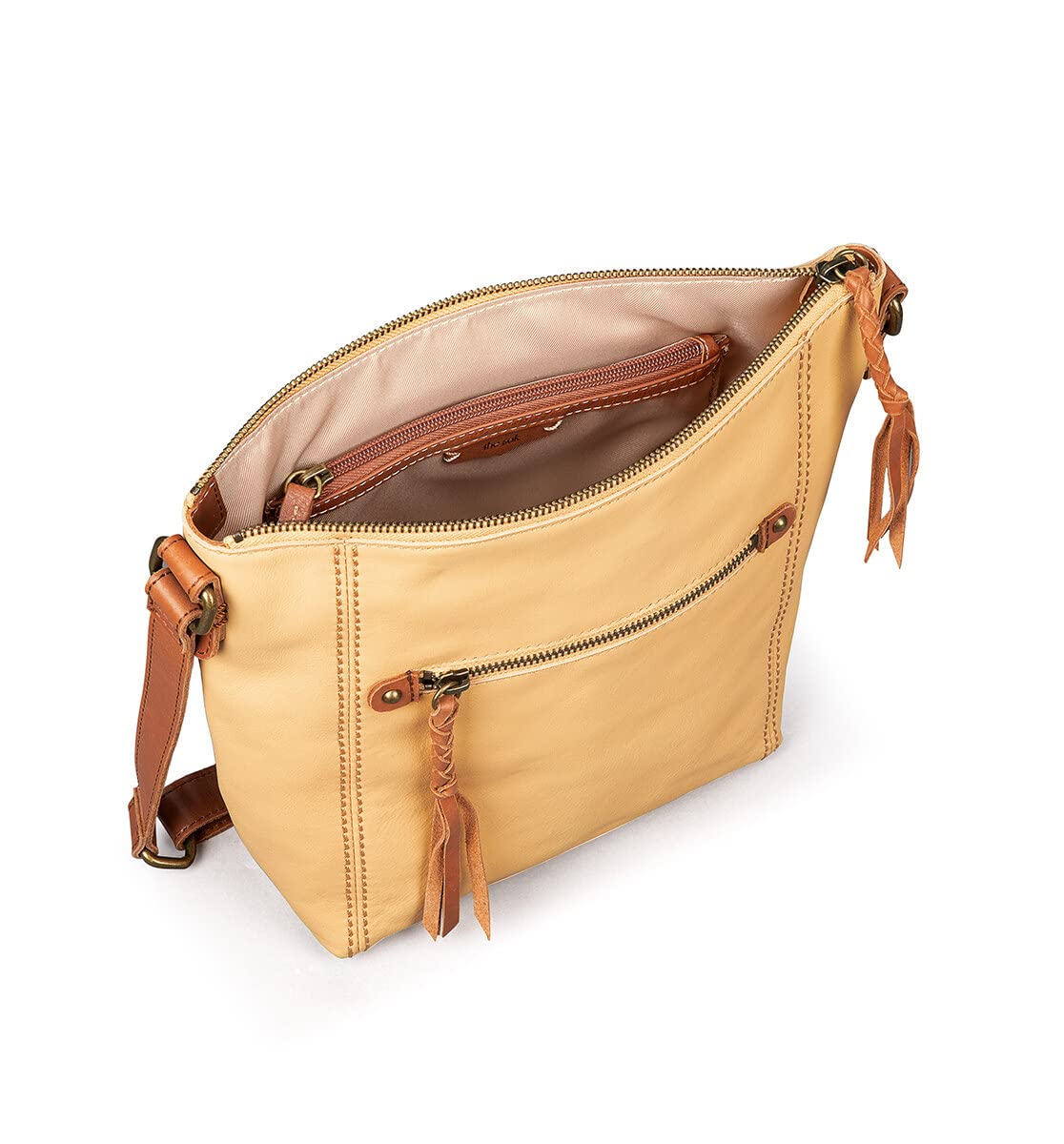 The Sak Ashland Crossbody Bag in Leather, Juniper