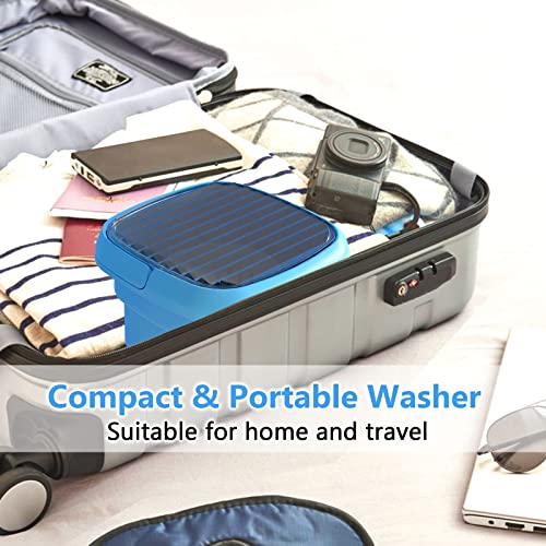 Portable Washing Machine and Dryer Combo, Mini Folding Washing Machine Portable with Disinfection Function, Small Portable Washer and Dryer Combo for Apartments, Dorm, Camping, RV,Travel Laundry