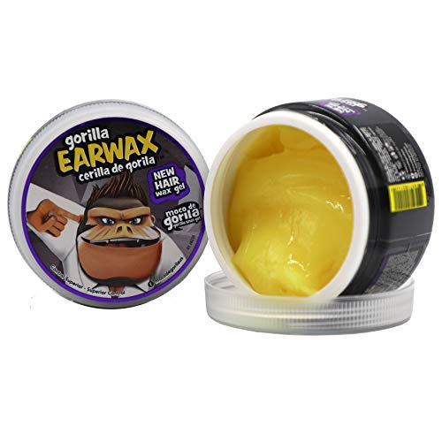 Moco de Gorila Gorilla Earwax, Control Superior Gel Jars, Purple, 3.5 Oz, Pack of 2