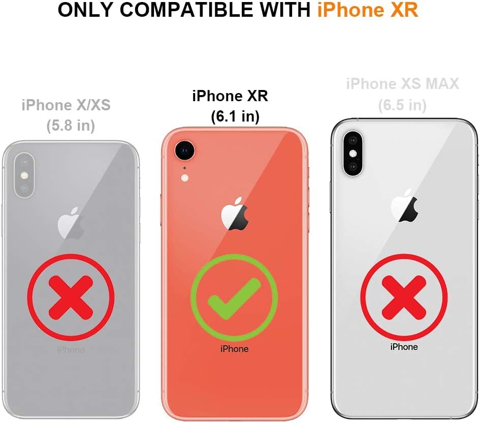 MOSNOVO Compatible for iPhone XR Case, Clear Cloud Pattern Print Design Girl Women with Transparent TPU Bumper Protective Hard Back Case Cover for iPhone XR