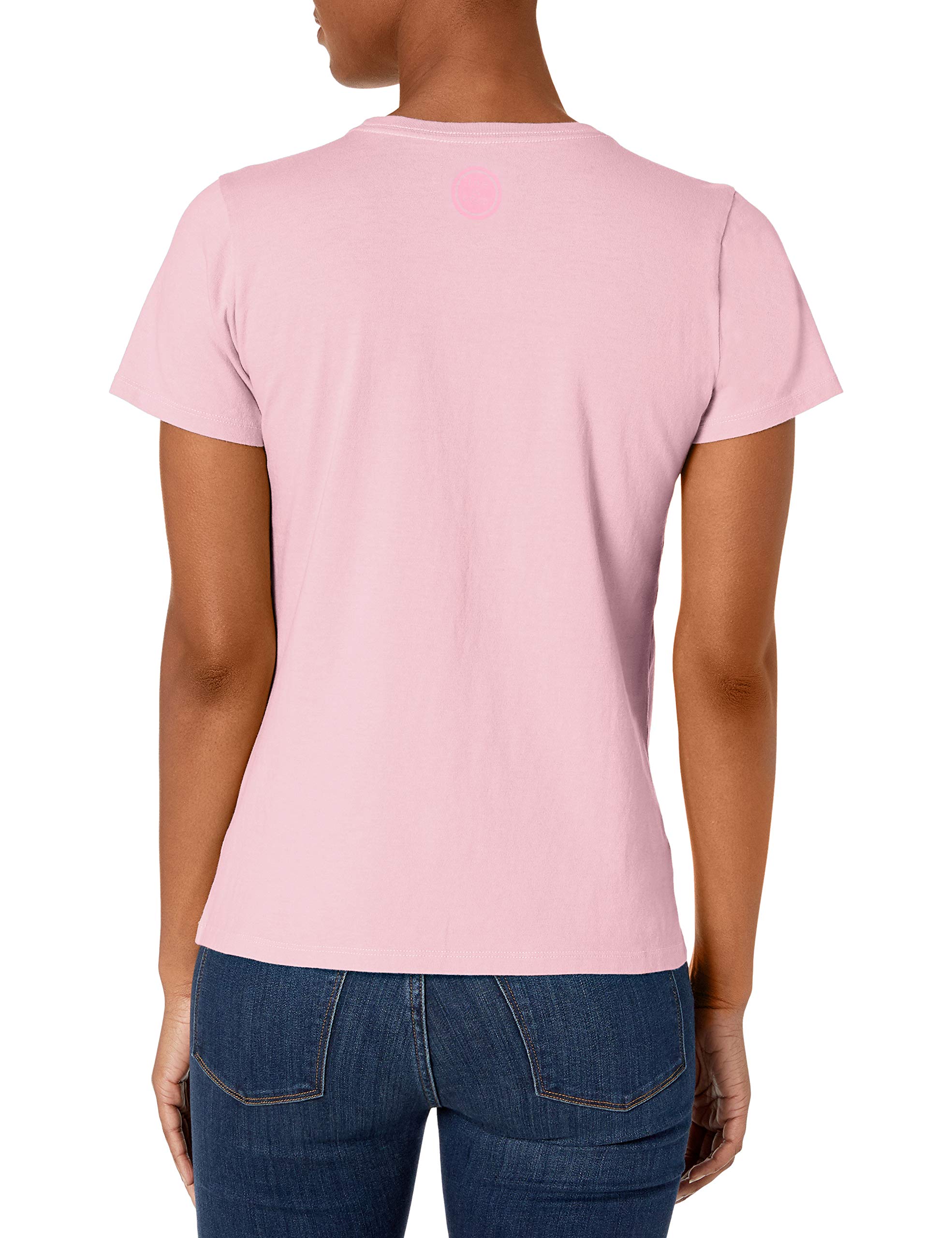 Life is Good Womens Crusher Solid Color T-Shirt, Happy Pink, XXX-Large