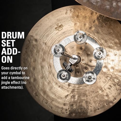 Meinl Cymbals Dry Ching Ring Tambourine Jingle Effect β NOT Made in China β for Hihats, Crashes, Rides and Stacks (DCRING)