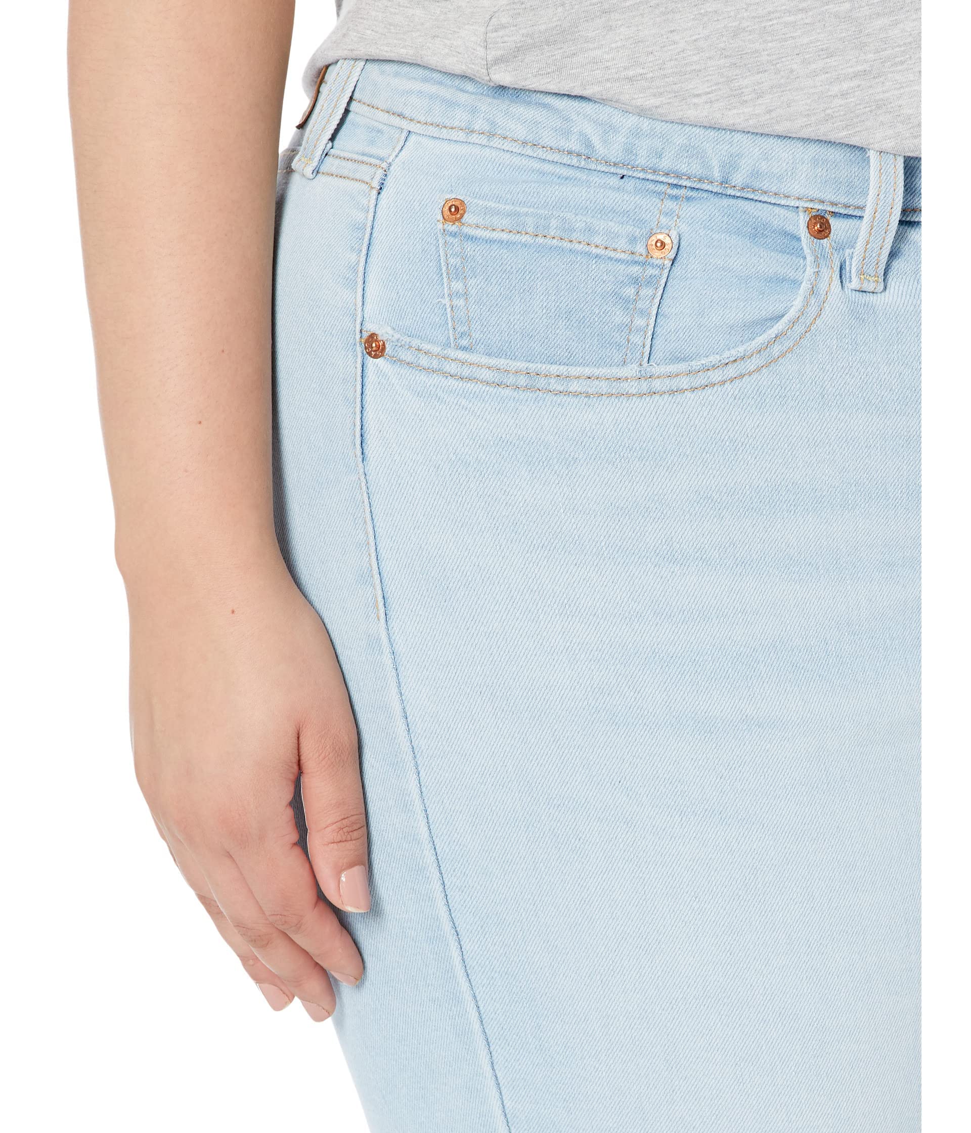 Levi's Women's Ribcage Bootcut Jeans, (New) Whitecap Gray-Corduroy, 30 Regular