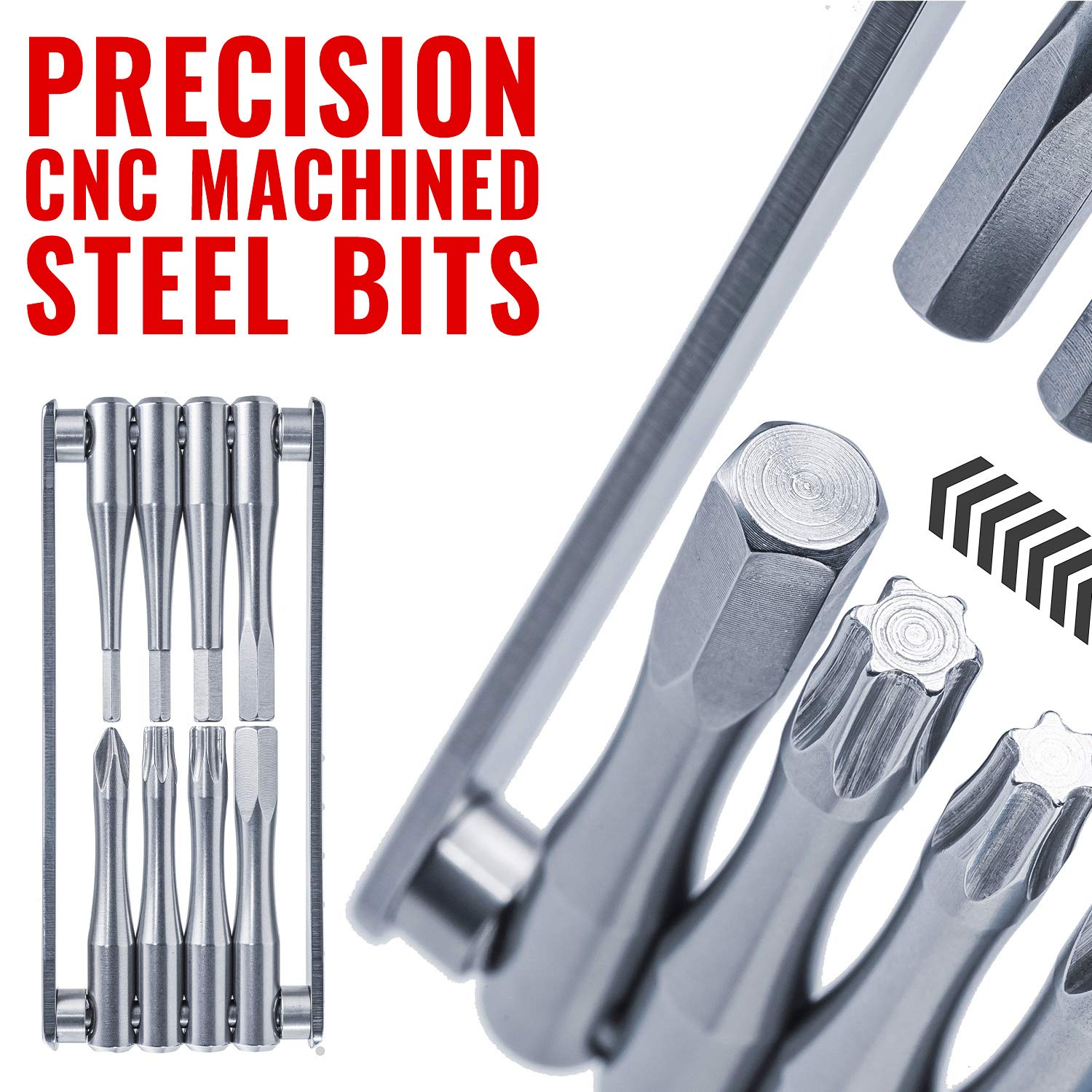 PRO BIKE TOOL Puncture Repair Kit Set & Bicycle Multitool