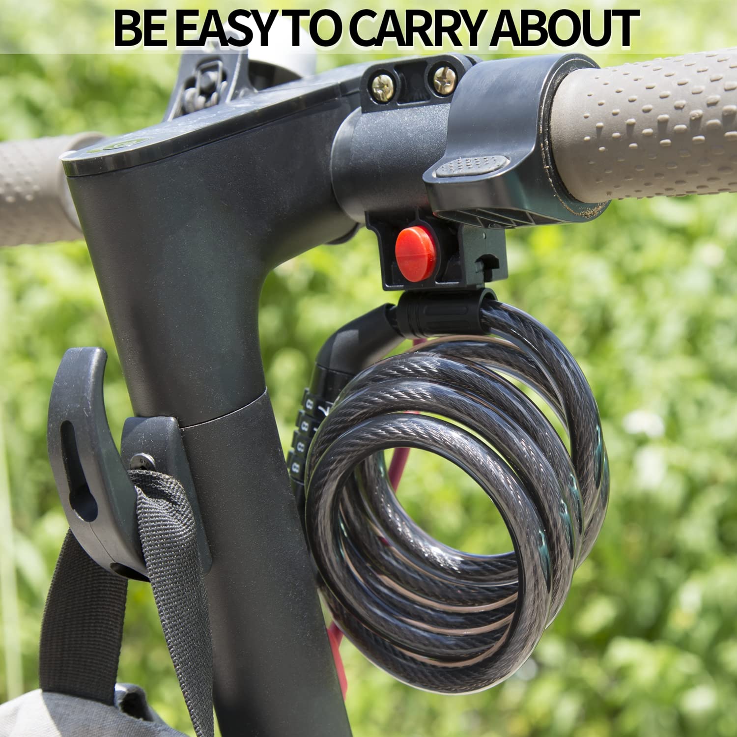 Scooter Lock,Bicycle Lock, Bicycle Accessories, Bike Lock Cable Etronic Lock, Compatible with Xiaomi M365 / M365 Pro / 1S / Essential/Gotrax GXL/Gotrax XR