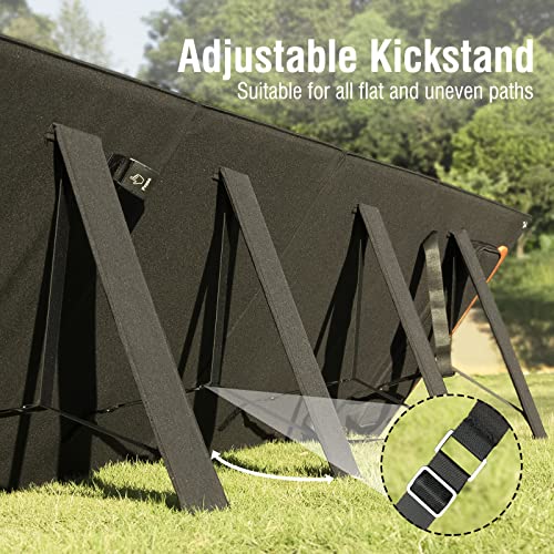 Raddy SP200 Foldable Solar Panel 200 Watt 18V Solar Charger Kit with MC4/USB/DC Outputs, High Efficiency Waterproof Solar Panels Compatible with Solar Generator, Laptops for Home, Outdoor Van Camping