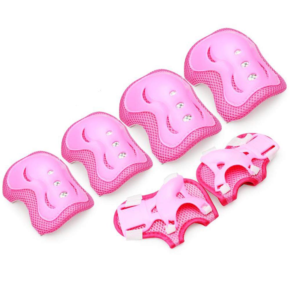 M-GRO Knee Pads for Kids to Protect Knees Elbows and Wrists Suitable for Age 2-9 Bike Skates Scooter