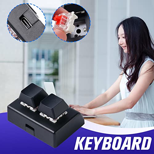 WAITLOVER Programming Macro Keyboard RGB Custom Knob Keyboard 2 Gaming Keyboard Mini Hotswap Copy Photoshop Key Paste Keypad