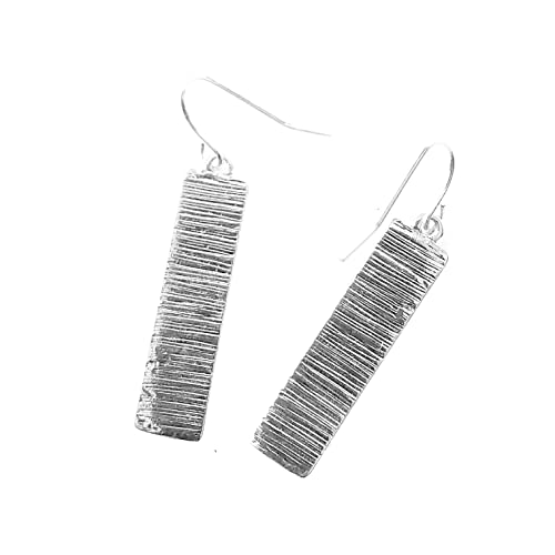 Silver Piano/Organ Music Keyboard Drop Earrings