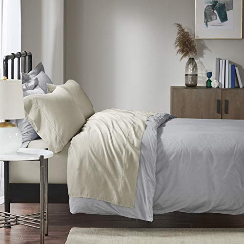 Madison Park 1500 Thread Count Cotton Blend Sheet Set Ivory King