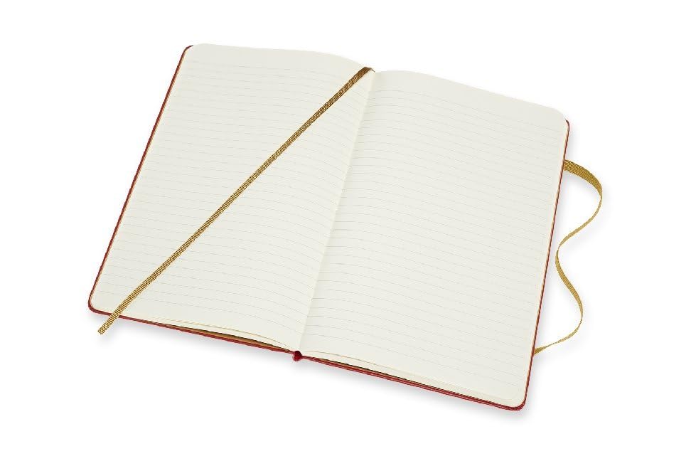 Moleskine Limited Edition Year of the Ox Notebook, Hard Cover, Large (5" x 8.25"), Ruled/Lined, Red, 240 Pages