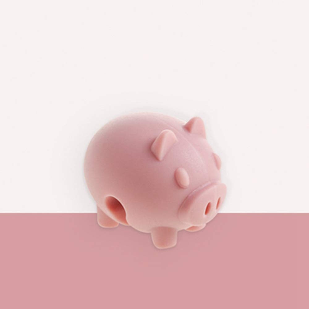Pot Lid Clips Pig Chicken Spill Stopper Cartoon Silicone Kitchen Gadget Set Cooking Prevent Overflow Tool(1pc-pig)