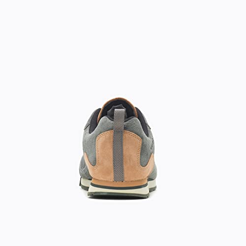 Merrell Men's Burnt Rock Travel Suede Hiking Shoe, Granite, 12 M US