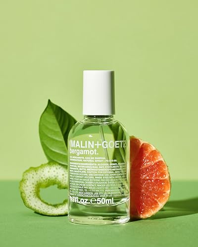 Malin + Goetz Bergamot Eau de Parfum, 1.7 Fl. Oz. β Men & Women's Perfume, Naturally Bright Fragrance, Scented Perfume, Earthy & Musk Scent, Vegan & Cruelty Free