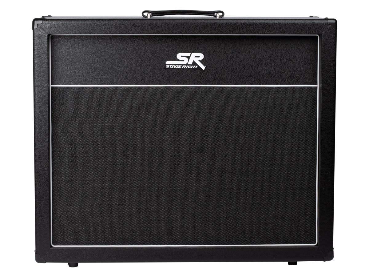 Monoprice Stage Right Series Guitar Amplifier SB 2x12 Extension Cabinet with 2X Celestion V30 Speakers (625915)