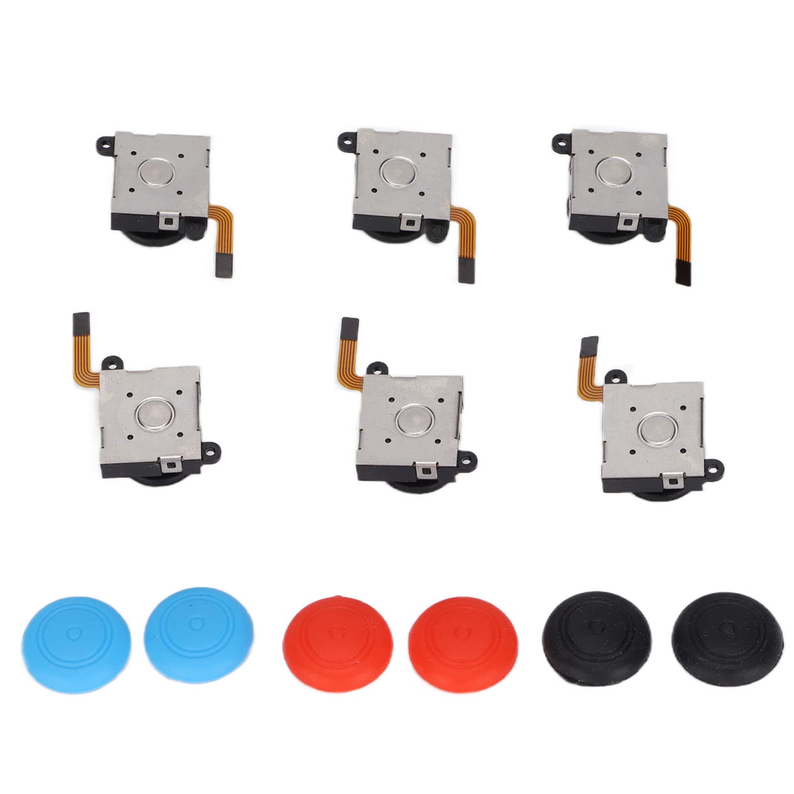 Qionia Replacement Joysticks, Long Service Life Joysticks Rocker Replacement Good Contact Durable for Switch