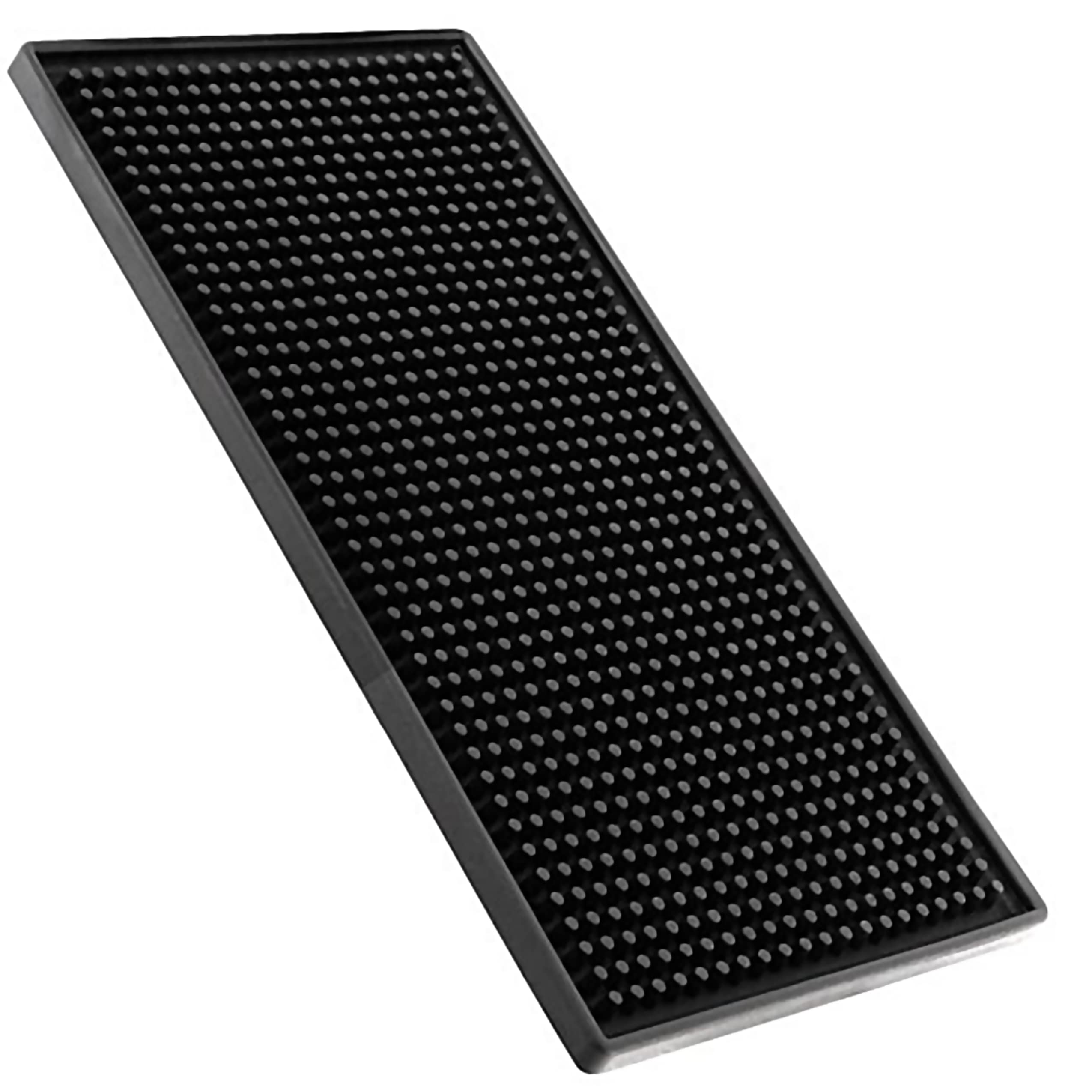 SYOLOS 1 piece Premium Bar Mat 18 x 12 inches - Versatile and Durable Bar Mats for Countertop, Coffee Bar Mat, Glass Drying Mat - Non Toxic Bar Spill Mat