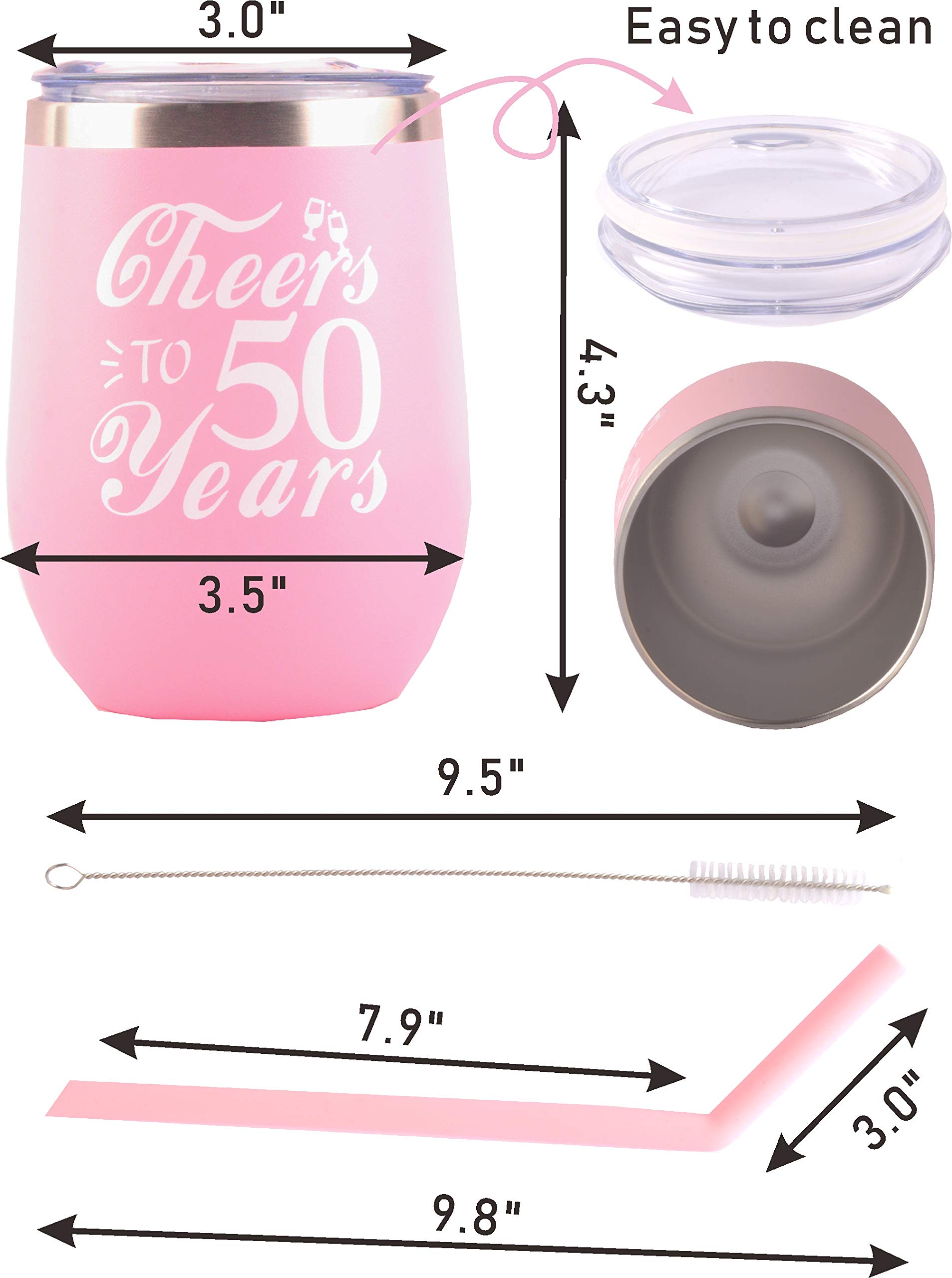 MEANT2TOBE 50th Birthday Gifts for Women,50th Birthday Decorations for Women.