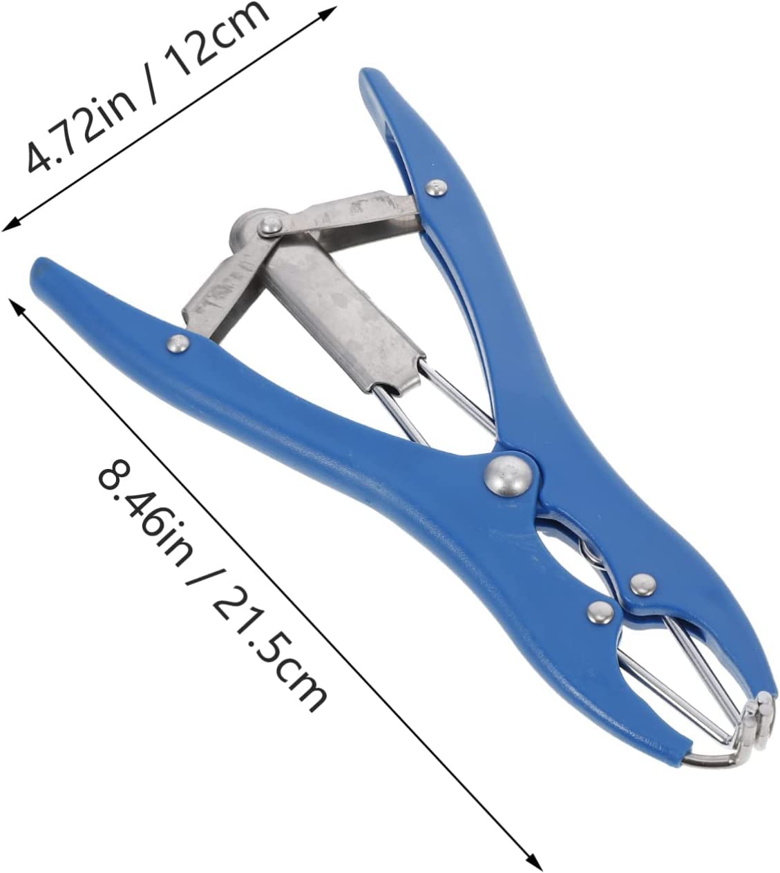 RANCH CHOICE Castration Bander Castration Tool (with 100pcs Bands, Blue Orange and Green Color)