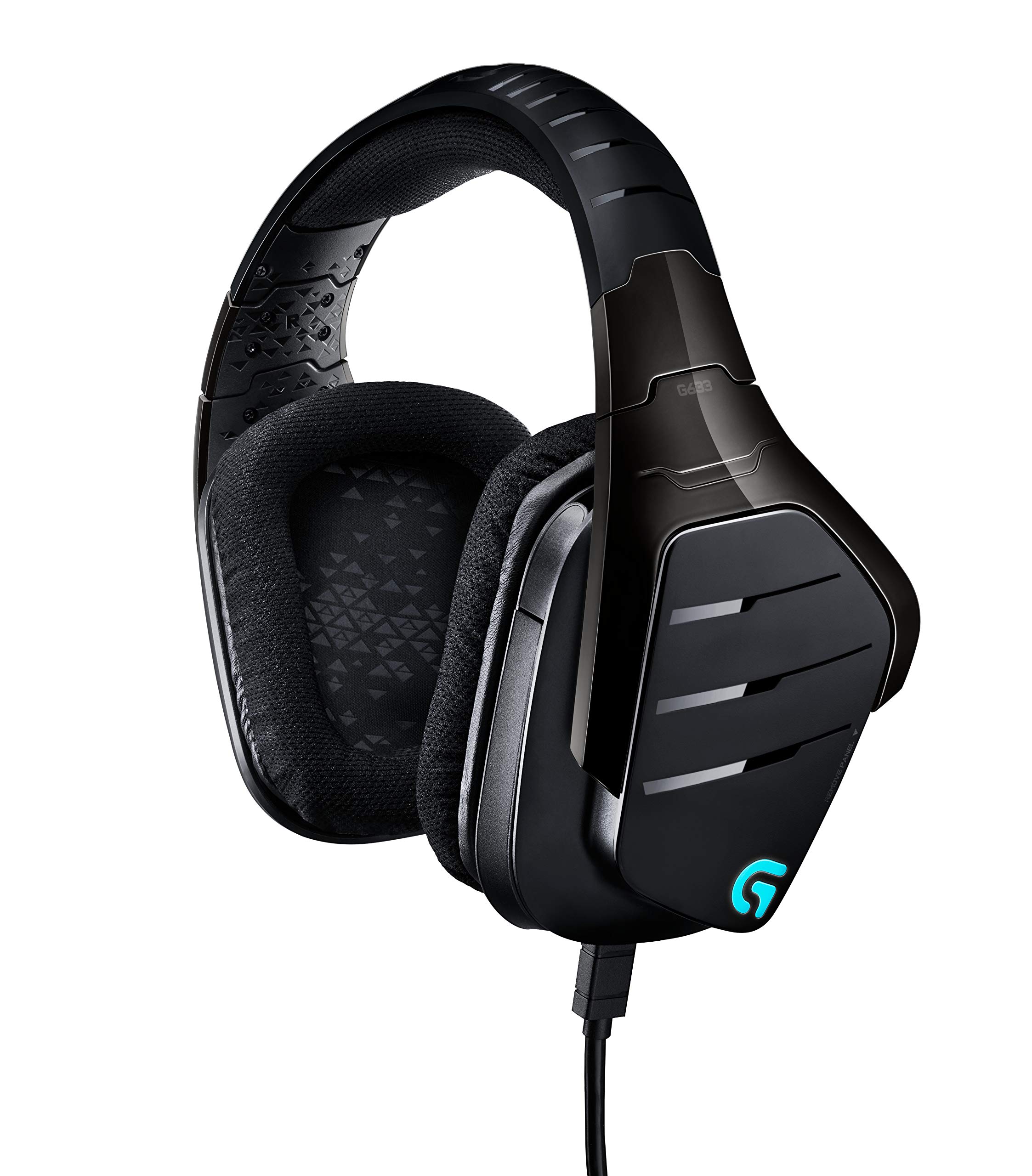Logitech G633 Artemis Spectrum β RGB 7.1 Dolby and DTS Headphone Surround Sound Gaming Headset β PC, PS4, Xbox One, Switch, and Mobile Compatible β Exceptional Audio Performance β Black