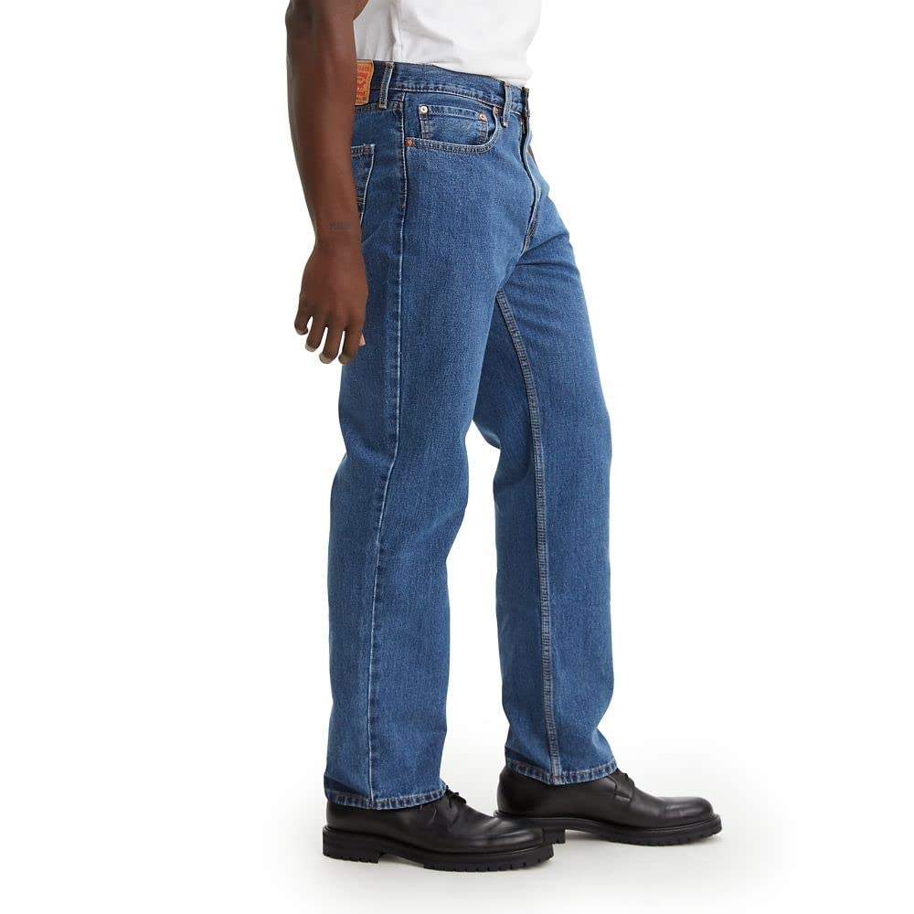Levi's Men's 550 Relaxed Fit Jeans (Also Available in Big & Tall), Medium Stonewash, 38W x 30L