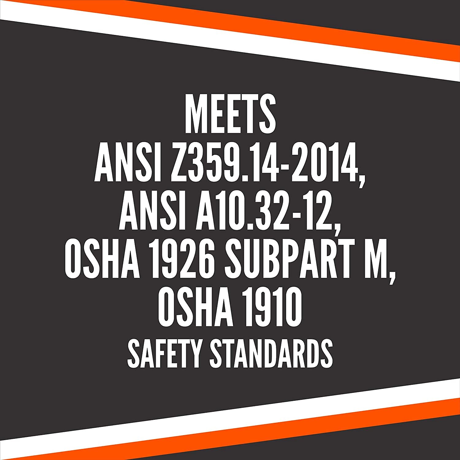 Malta Dynamics Hybrid Hog Self Retracting Lifeline 30' Class A & B, Quick-Action Braking System, YoYo Cable, Fall Protection Retractable Safety Lanyard - OSHA/ANSI Compliant Orange & Black