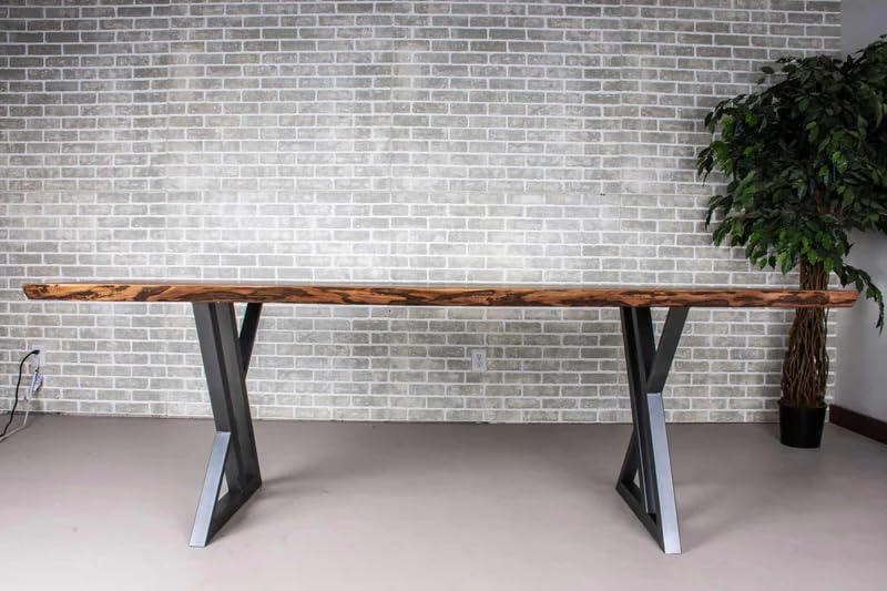 Live Edge Dining Table Epoxy Dining Table Living Room Table for 2, 4, 6, 8 Resin Coffee Table Epoxy Table Top End Table Bar Counter Wall Art Home Décor (without Stand, 36 x 20 Inches)
