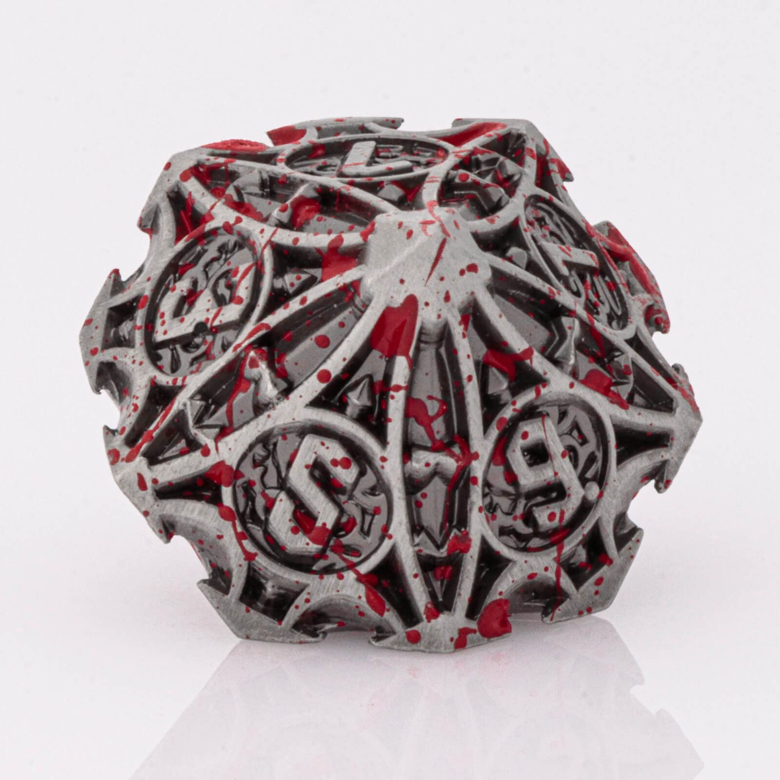 QIYECAO DND Dice DND Metal Dice Set Use Solid Design with Metal Box for RPG DND Dice Collector Board Game Player