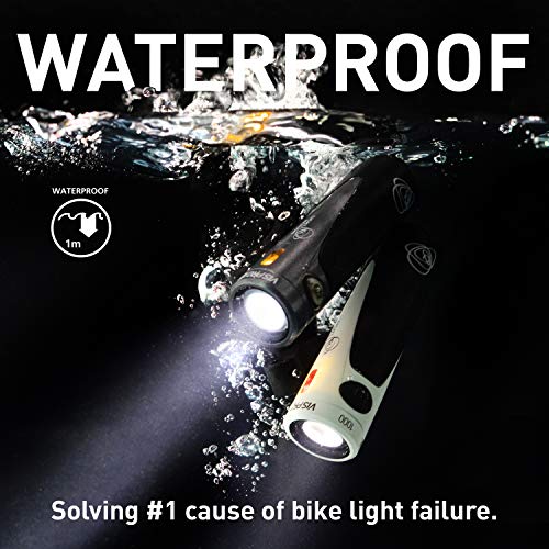 Light & Motion Vis 700, Compact, Waterproof, and Very Bright…Ideal for Night Rides on The Road or Trail. Switch to SafePulse Mode for Maximum Daytime Safety. Powerful Side Lights, Easy mounting
