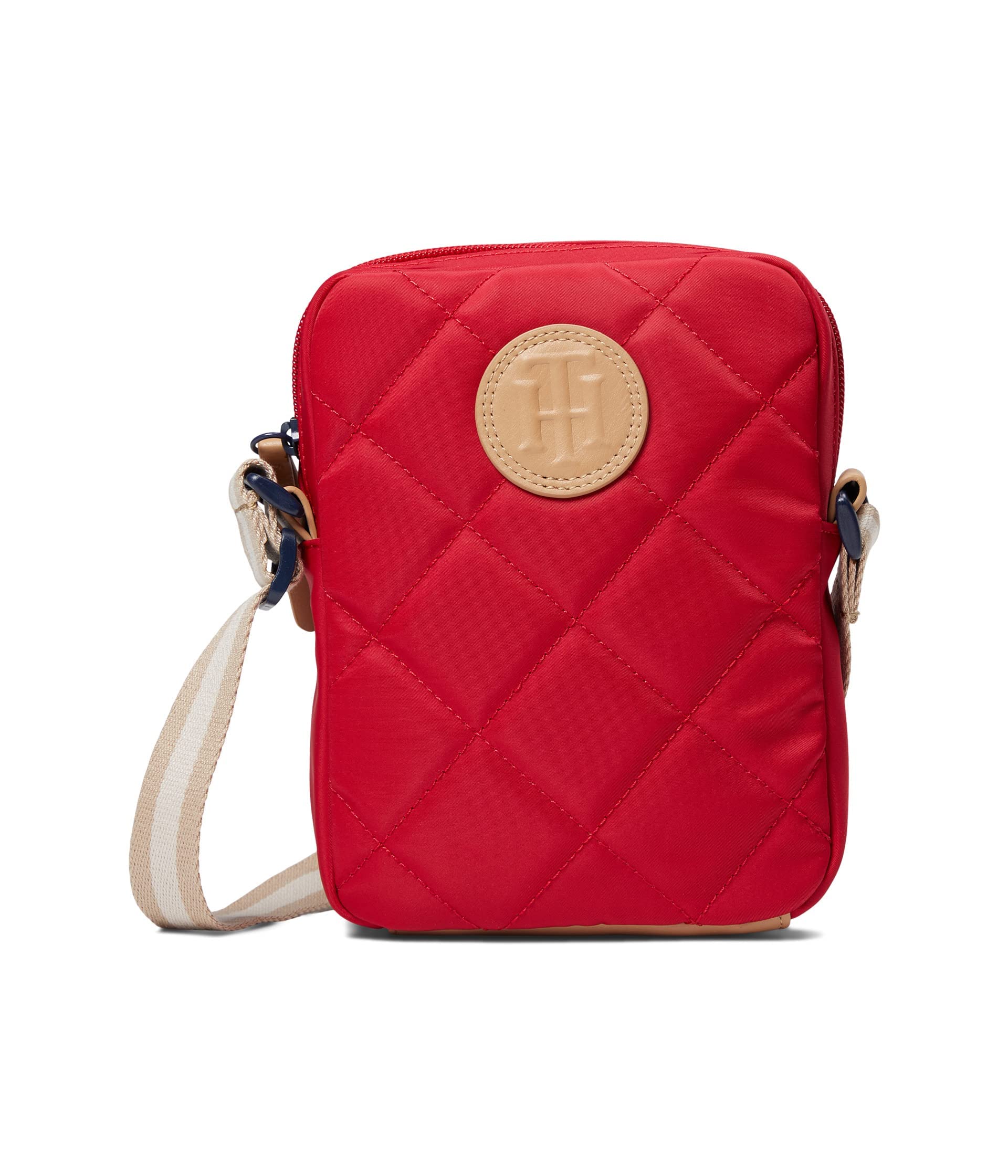 Tommy Hilfiger Harper II Mini Reporter Smooth Quilted Nylon Tommy Red One Size