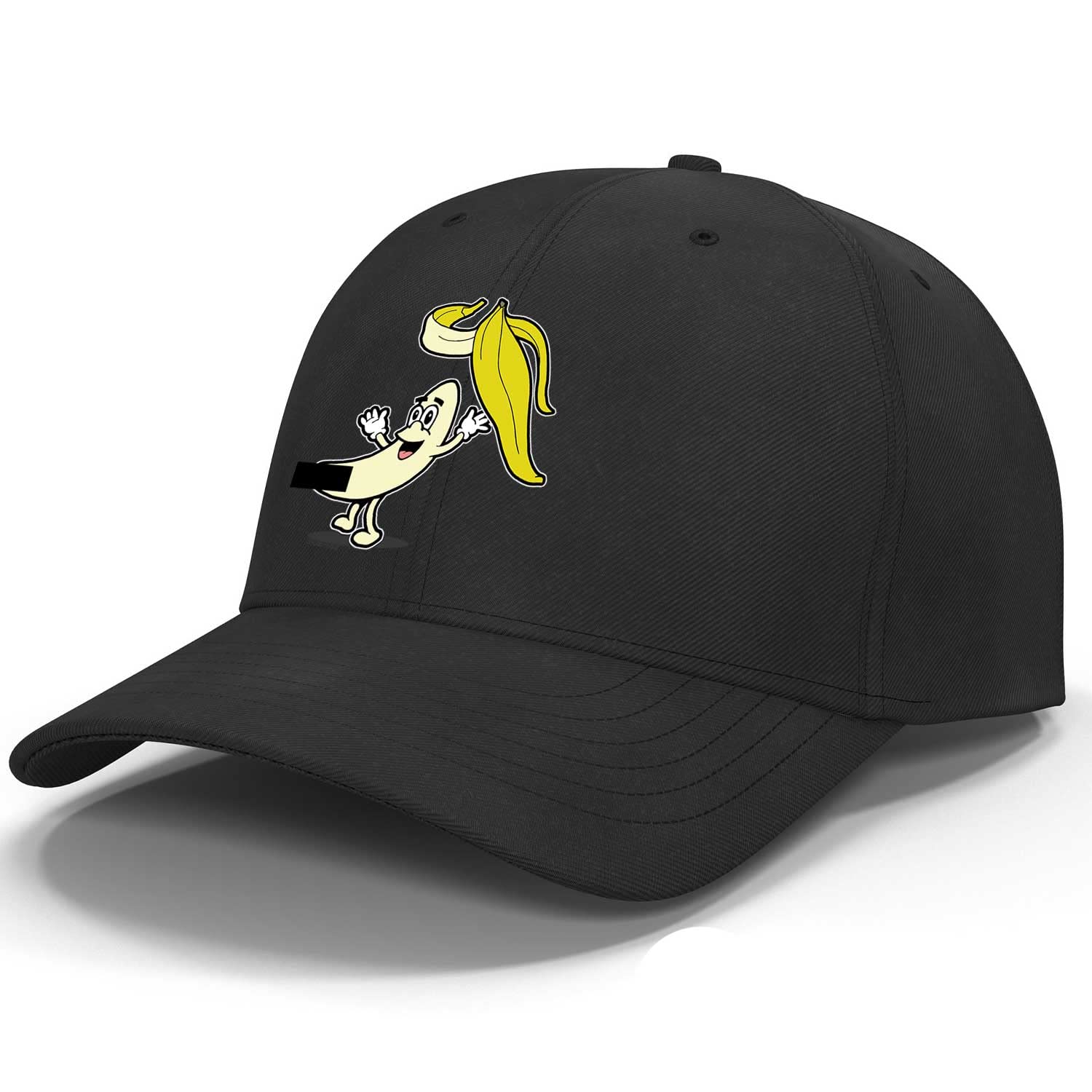 SHITOUPU Funny Banana Baseball Cap Adjustable Dad Hat Unstructured Cotton Hat Printed Baseball Cap Men's and Women's Baseball Cap Outdoor Sports Baseball Cap Great Gift