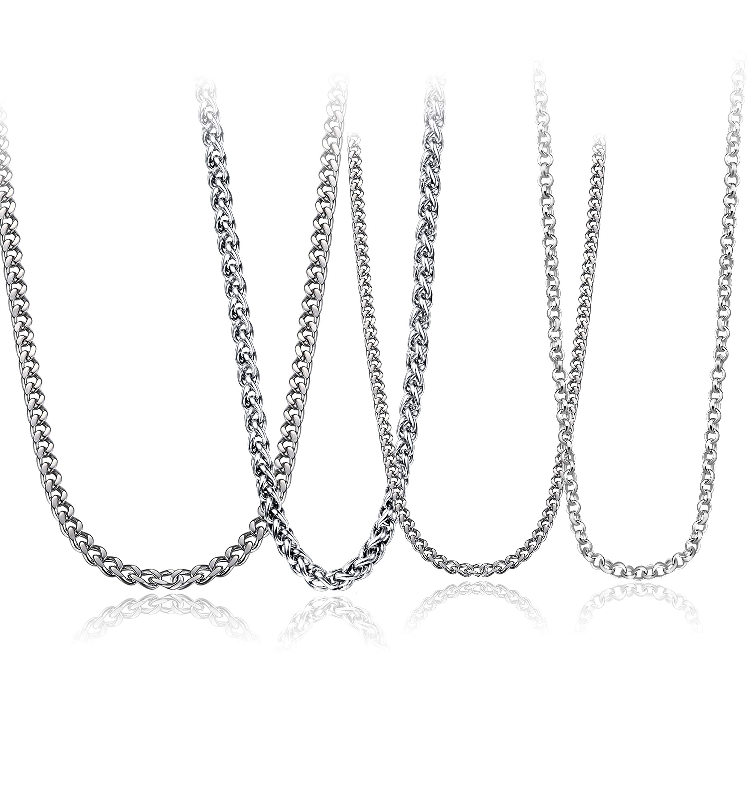Moonlight Collections Number Necklace Personalized Jewelry Custom Number Chain 925 Sterling Silver
