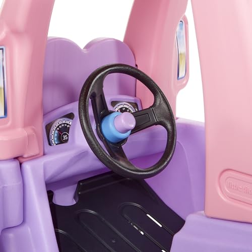 Little Tikes Princess Cozy Truck Ride-On, Pink Truck, 90cm x 45cm x 89cm